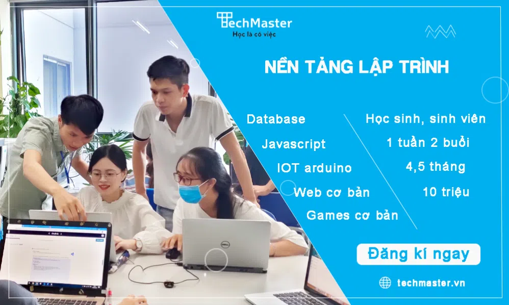 Techmaster Việt Nam - Học là có việc